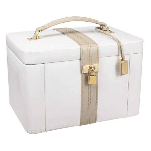 Dulwich Designs Jewellery Box Organiser Cream & Mink Extra Large ...